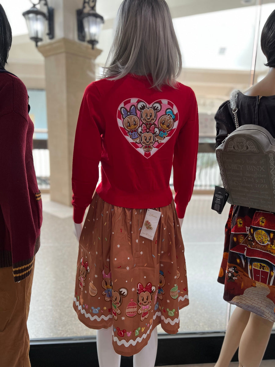 Stitch Shoppe Disney Holiday Gingerbread Friends Sandy Skirt| WORLD 1-1 GAMES