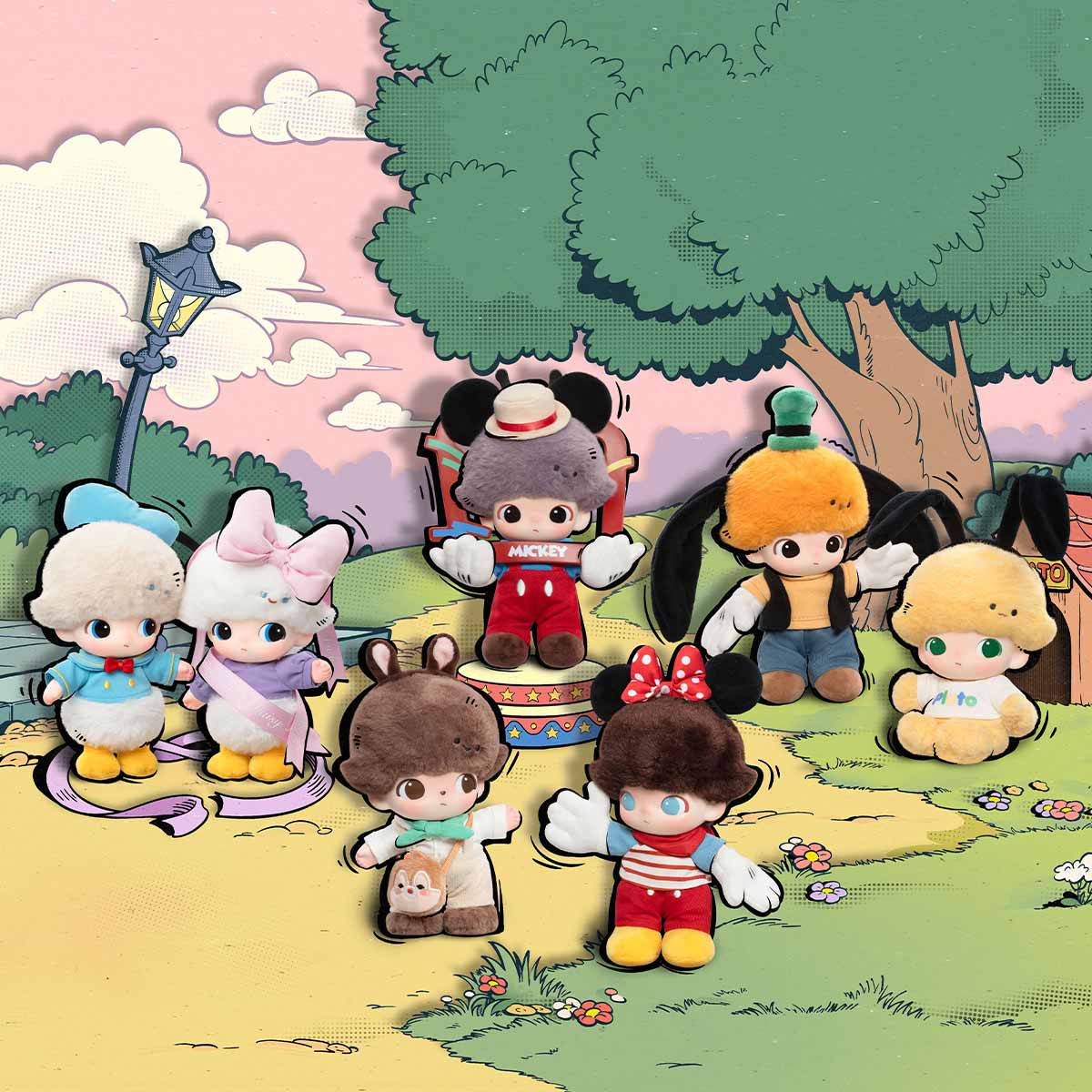 DIMOO WORLD × DISNEY Series Figures – WORLD 1-1 GAMES