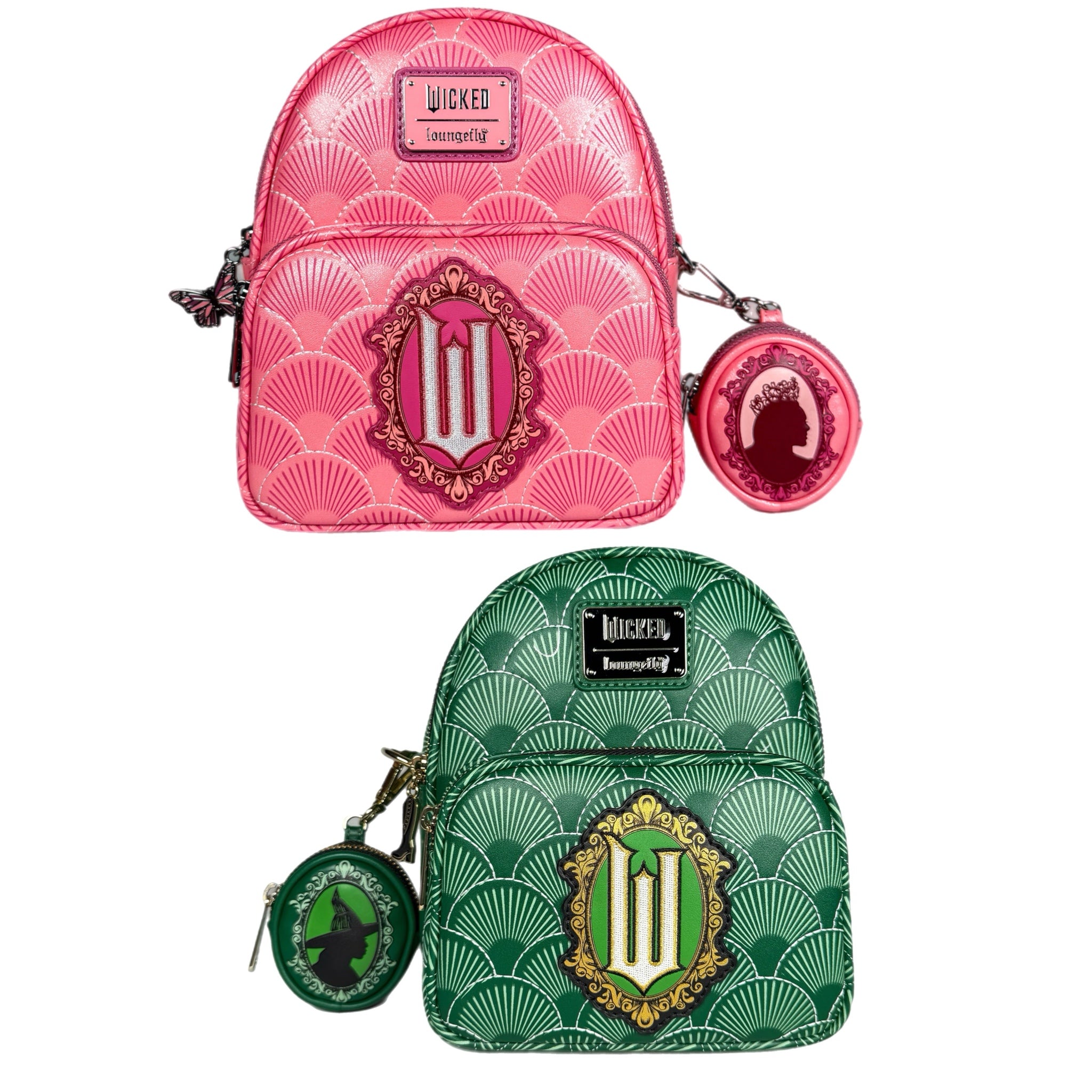 Wicked - Elphaba and Glinda - Convertible Mini Backpack Bundle