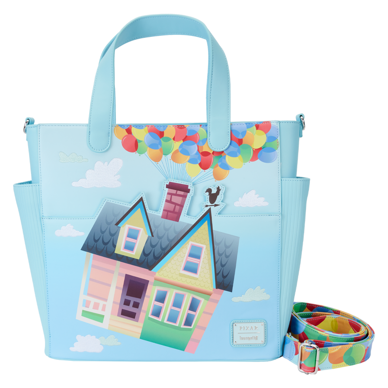 Up 15th Anniversary Balloon House Convertible Backpack & Tote Crossbod