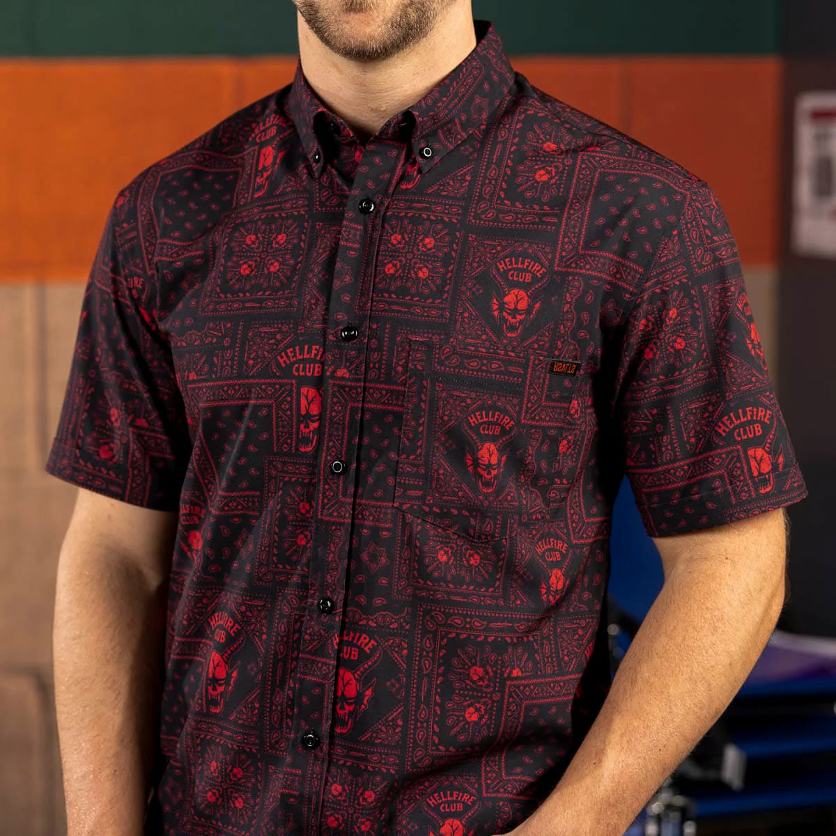 Stranger Things "Welcome to Hellfire" – KUNUFLEX Short Sleeve Shirt